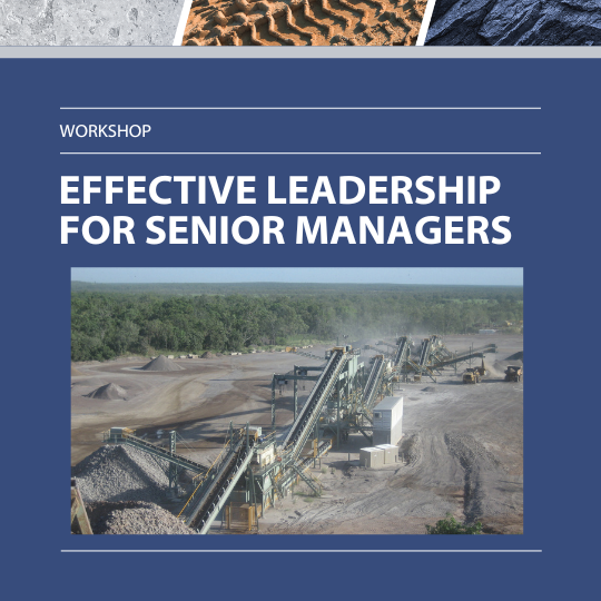 NSW Effective Leadership for Senior Managers Workshop - Syd